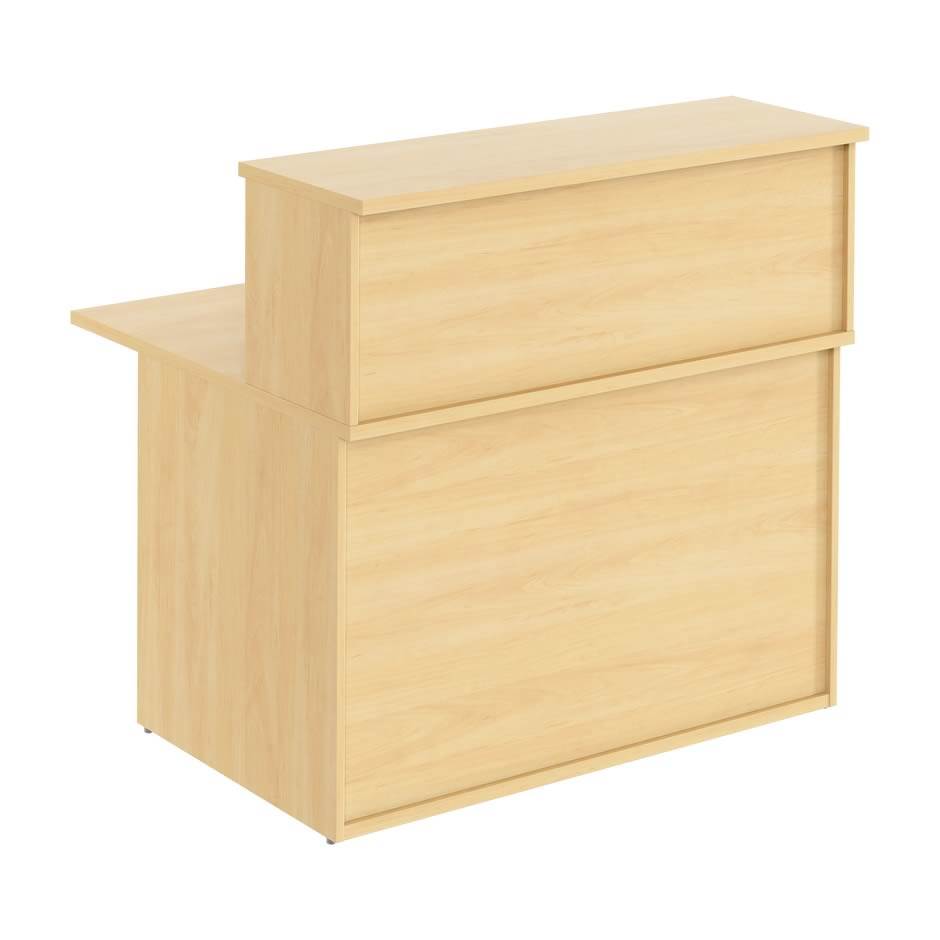 Receptionsdisk First, med överdel, rak 1200x900x1125 mm - Orderinvest