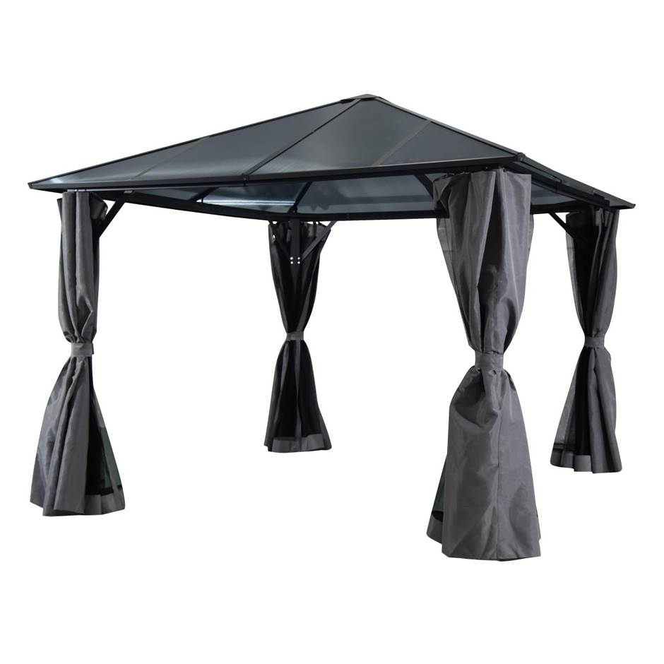 Paviljong Scopello, 3000x3000 mm, komplett med takplattor av ...